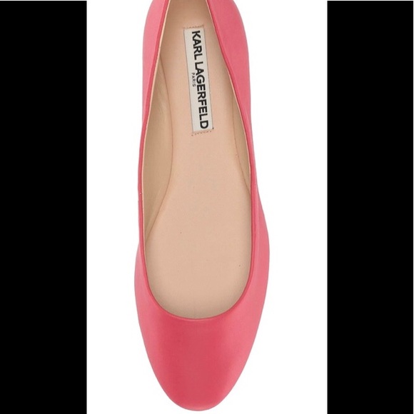 Karl Lagerfeld | Shoes | Karl Lagerfeld Paris Dark Rose Vada Ballet ...